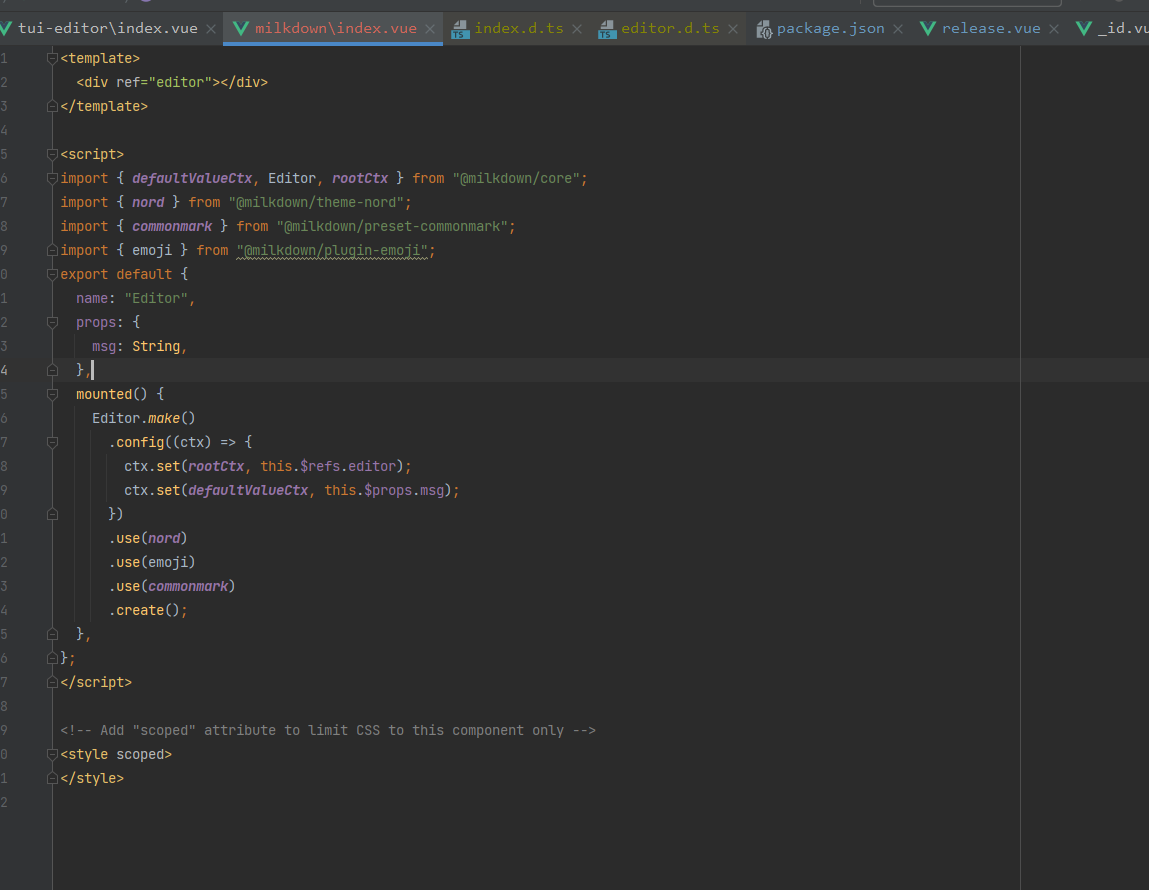 Bug Nuxtjs,demo Does Not Work Properly · Issue 540 · Milkdownmilkdown · Github