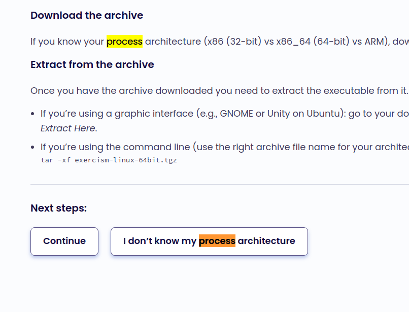 Cli Walkthrough Typo · Issue 6605 · Exercism
