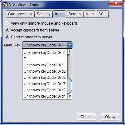 Menu key options seem to have been corrupted · Issue #615 · TigerVNC/tigervnc · GitHub