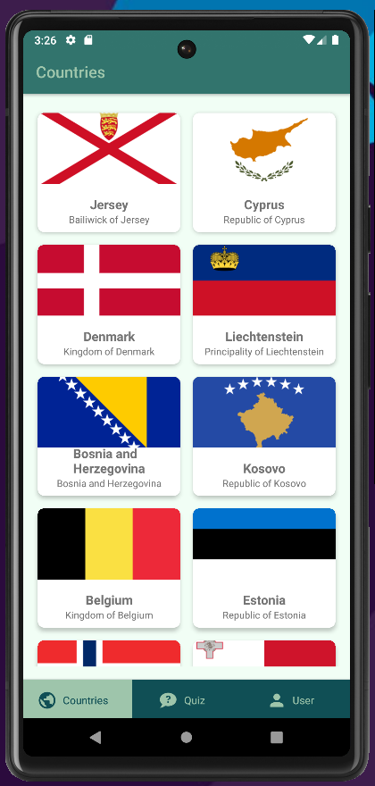 GitHub - KordianPilarski/CountriesApp