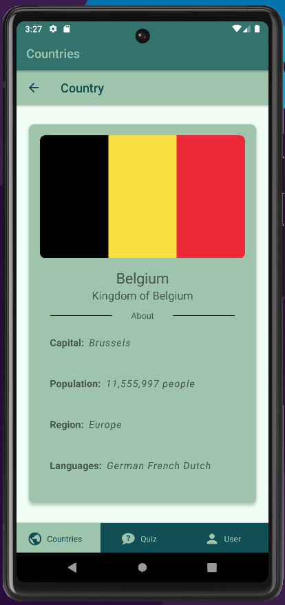 GitHub - KordianPilarski/CountriesApp