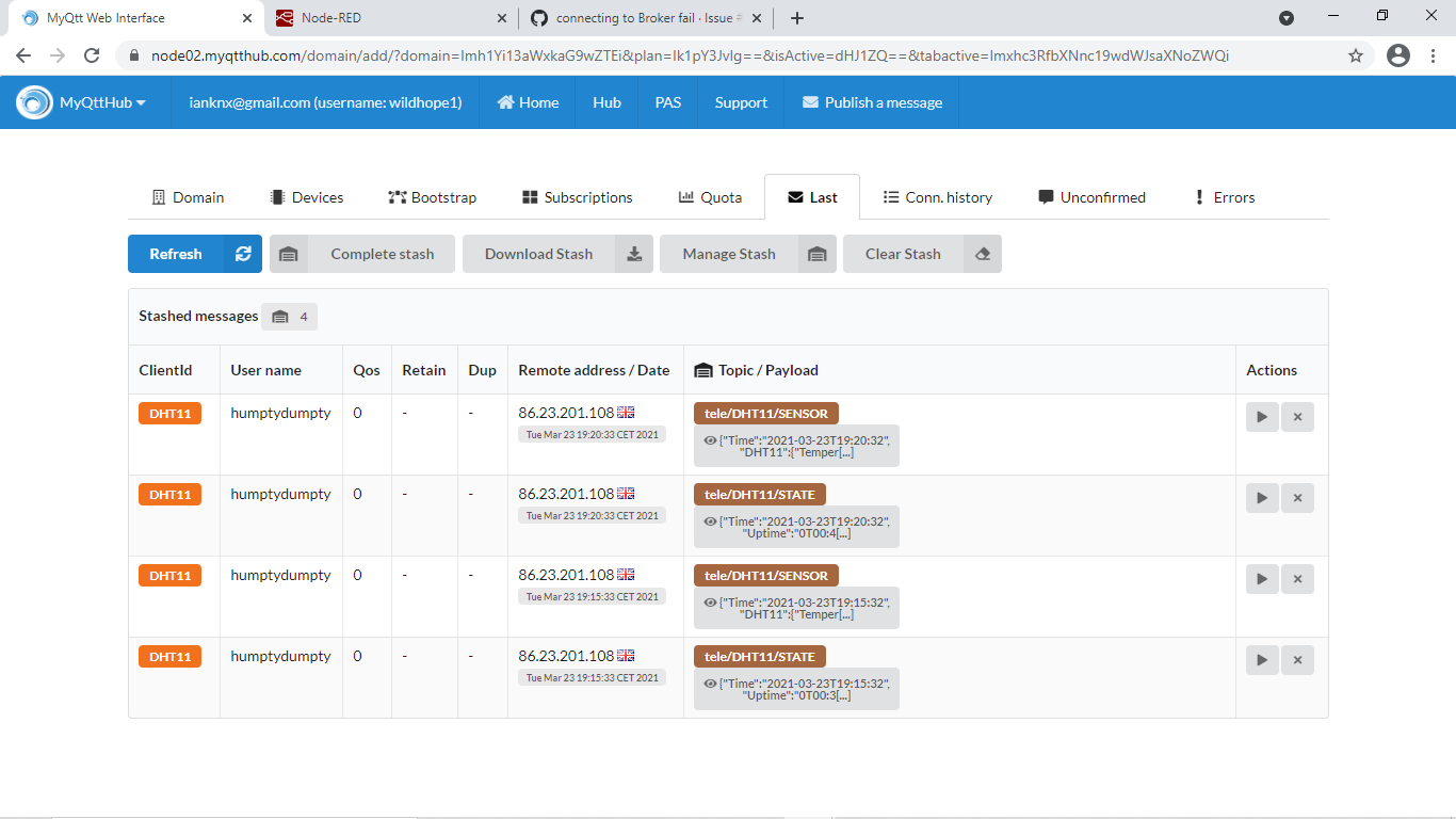 connecting to Broker fail · Issue #25 · DaveMDS/node-red-contrib-tasmota · GitHub