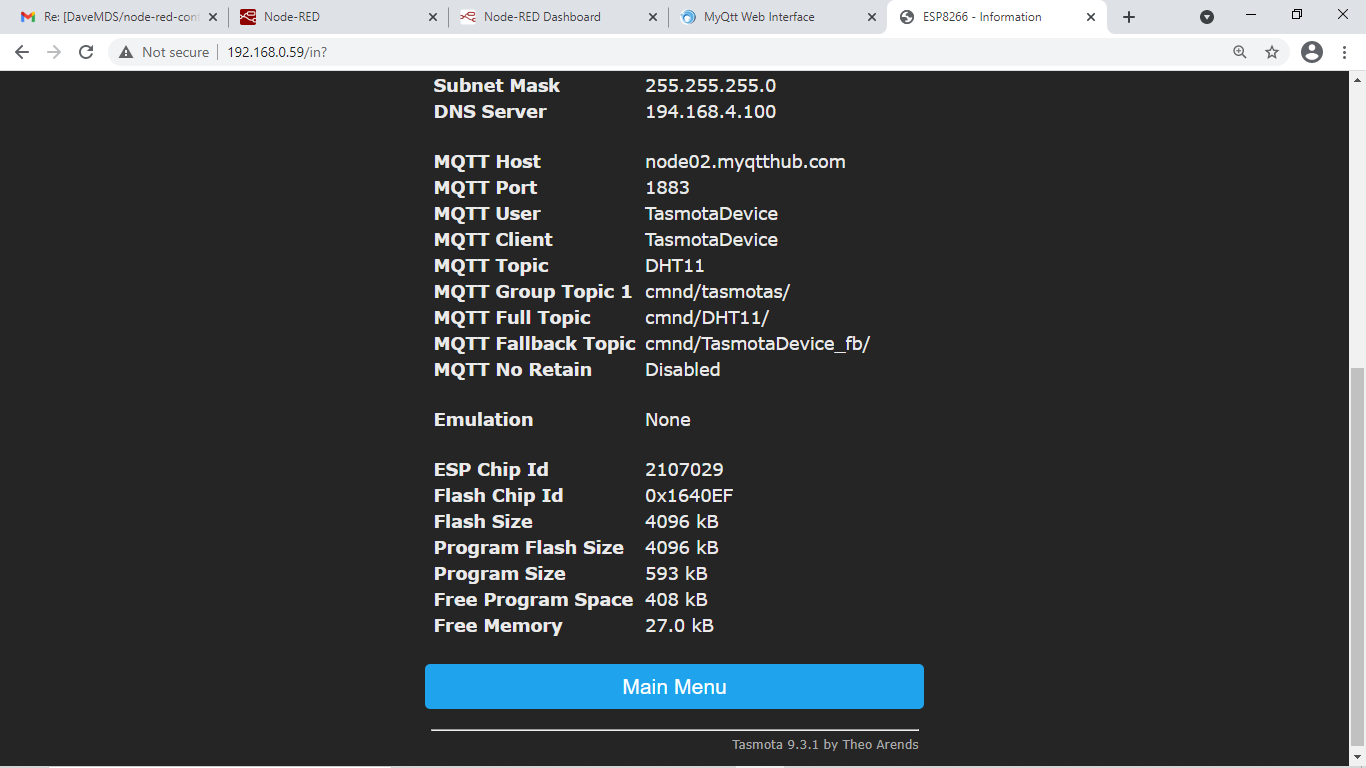 connecting to Broker fail · Issue #25 · DaveMDS/node-red-contrib-tasmota · GitHub