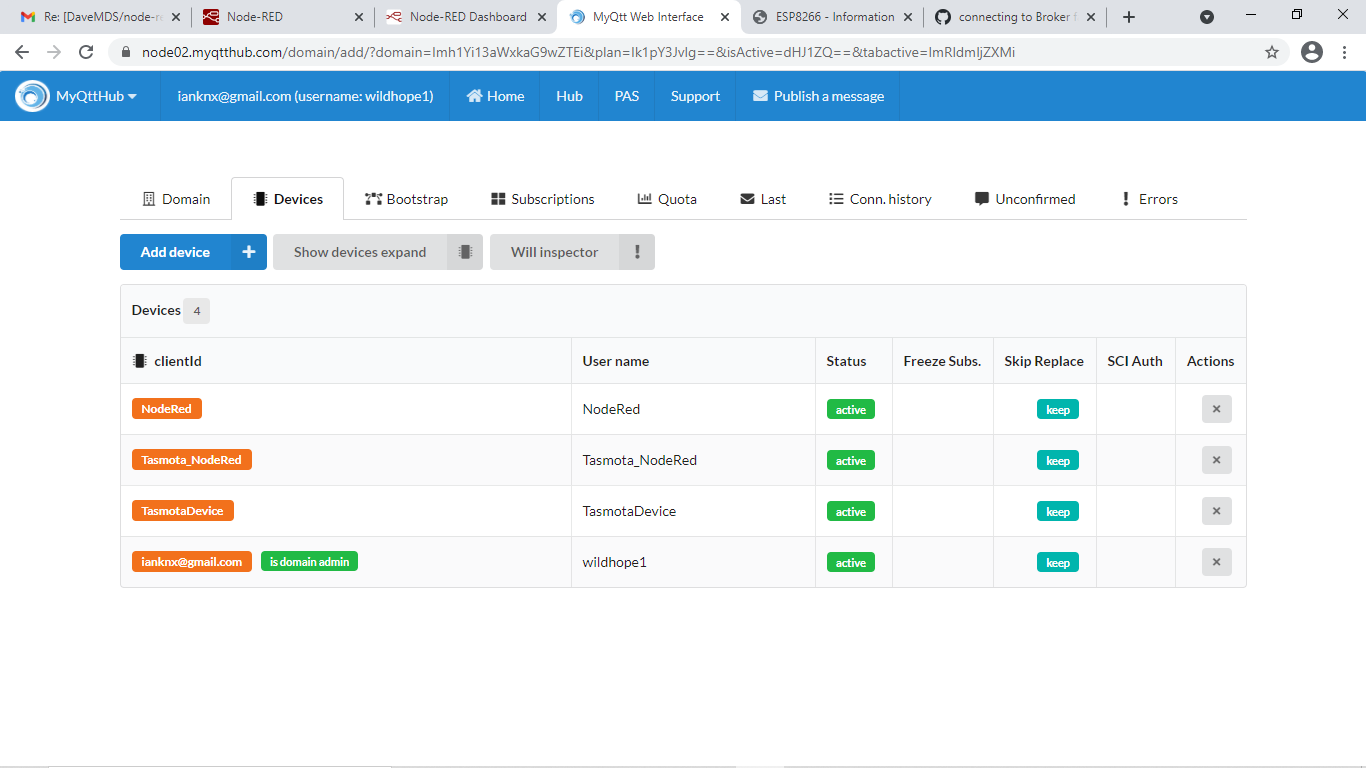 connecting to Broker fail · Issue #25 · DaveMDS/node-red-contrib-tasmota · GitHub