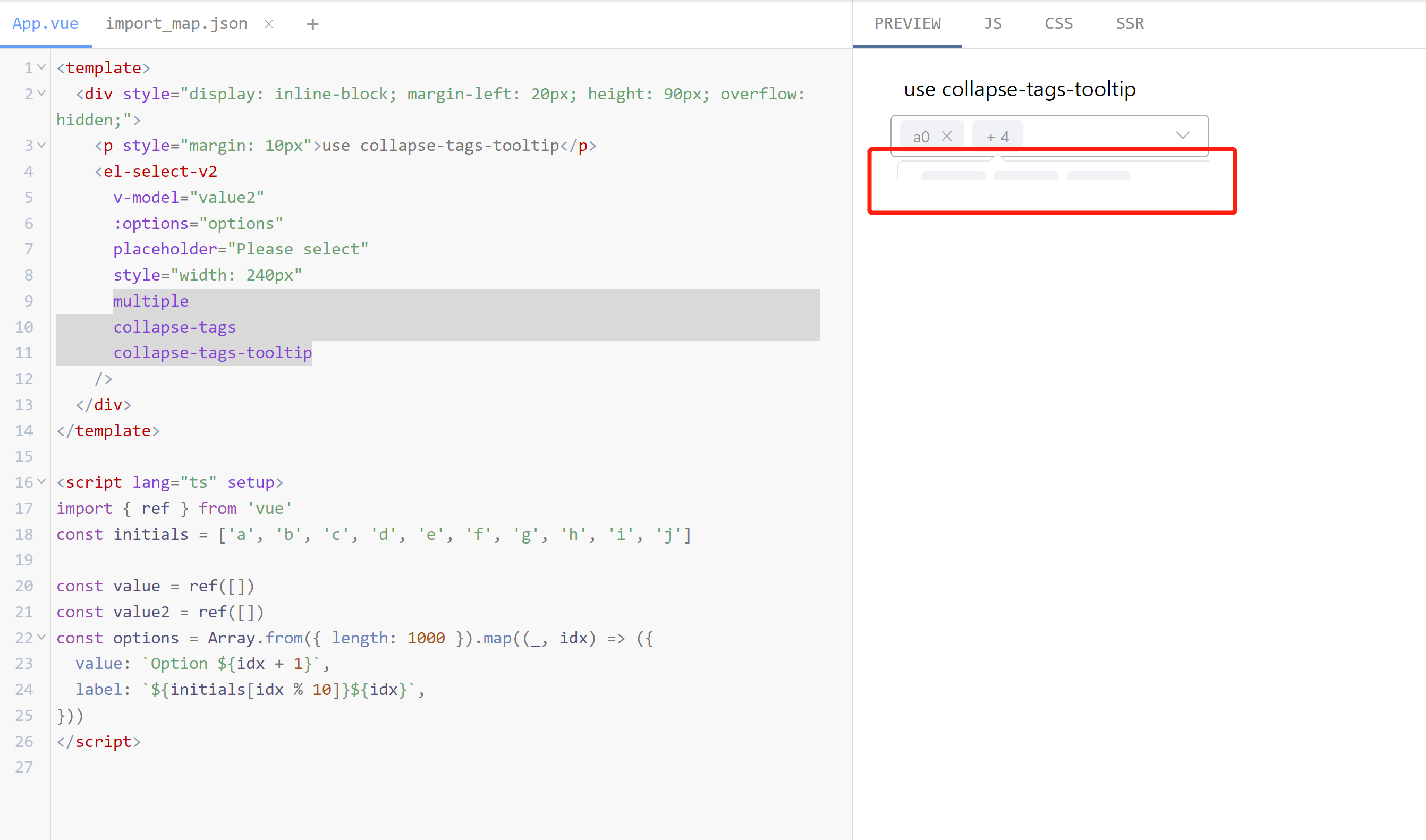 [Feature Request] [Enhancement] [select-v2] 建议 el-select-v2 设置 teleported: true 后，对 collapse ...