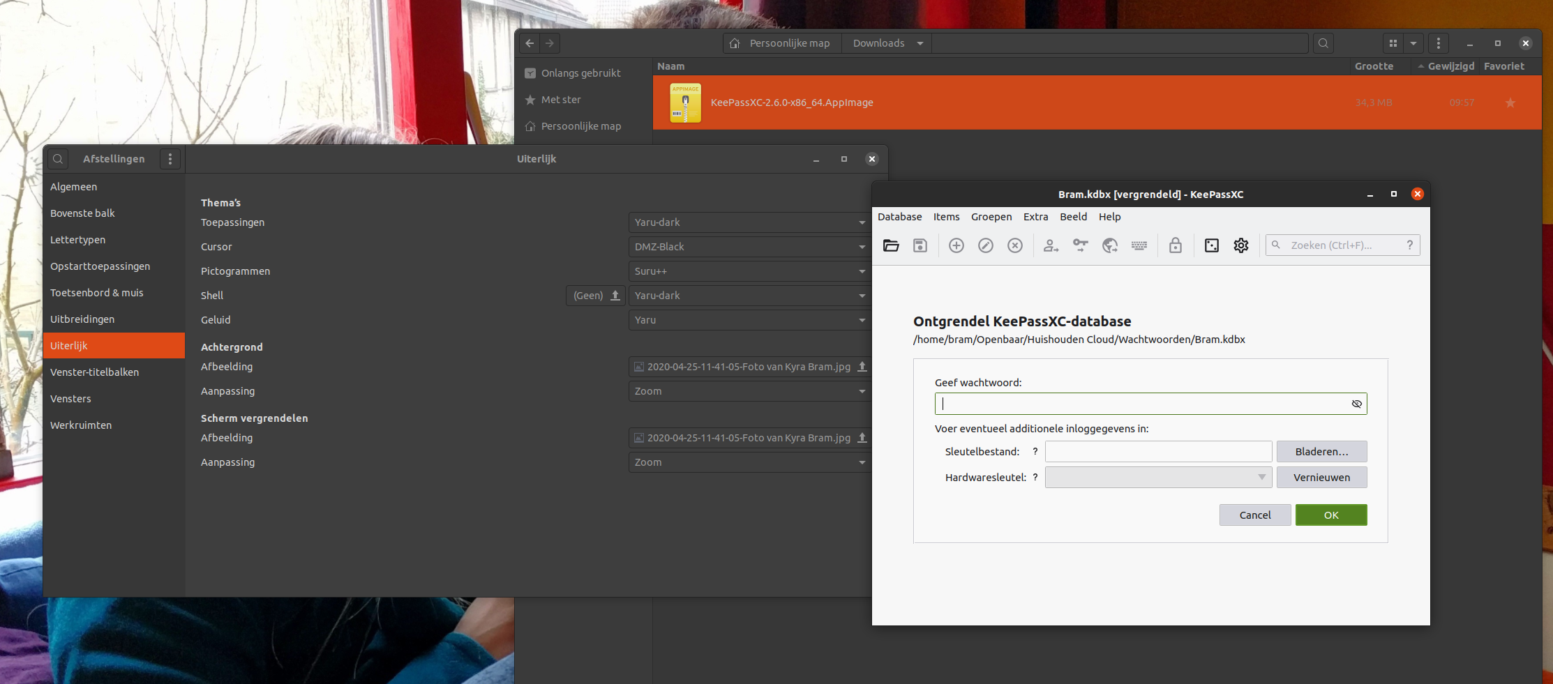 Automatic theme change using Snap · Issue #4972 · keepassxreboot/keepassxc · GitHub