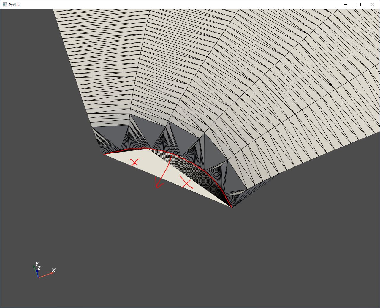 Turn 3D point cloud into smooth surface, currently having issues · pyvista pyvista · Discussion ...