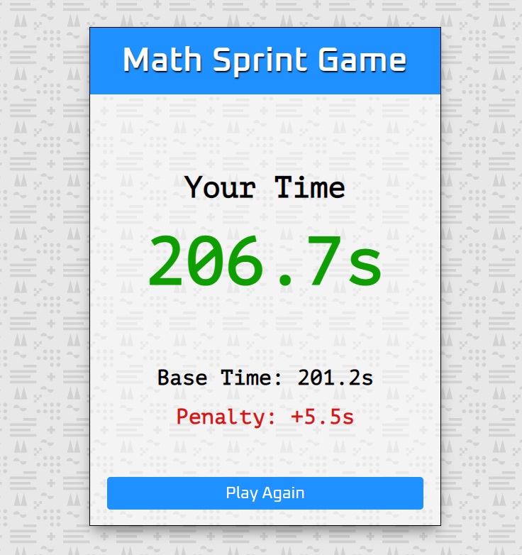 GitHub - felipesimao1/math-sprint-game