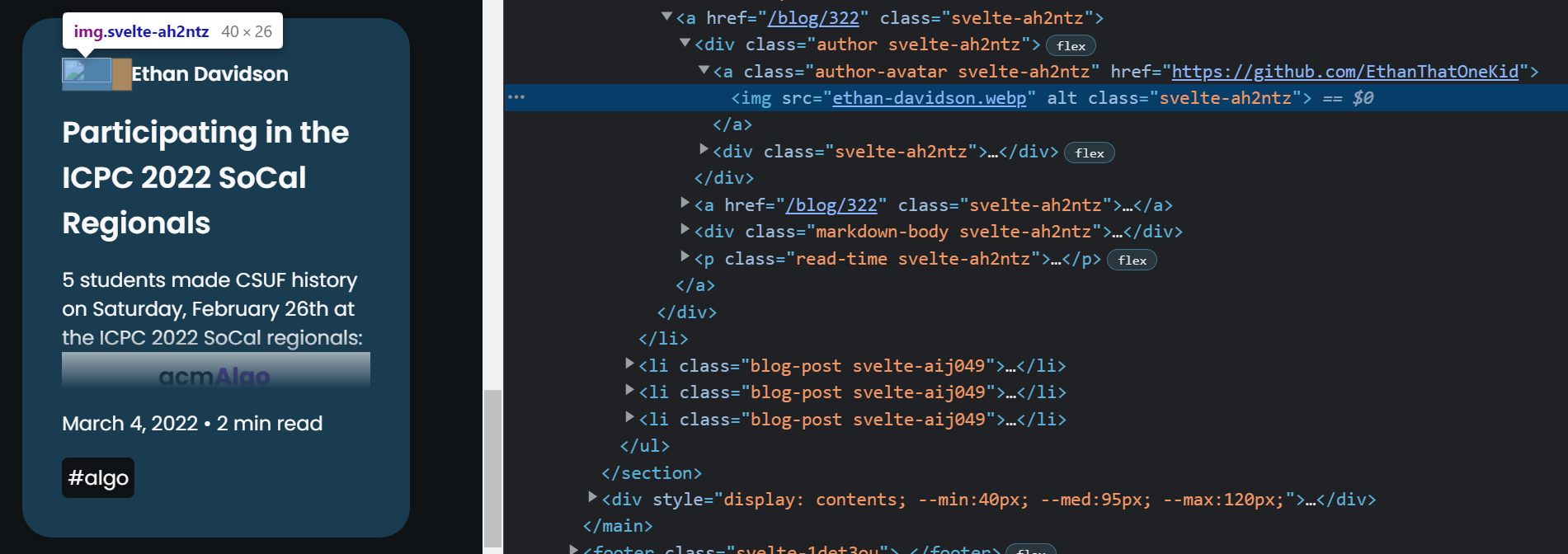 Blog: Officer image fetched from incorrect path · Issue #619 · EthanThatOneKid/acmcsuf.com · GitHub