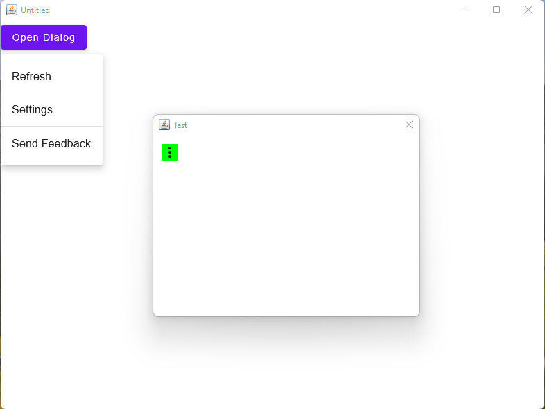 DropdownMenu inside Dialog is misplaced to Parent Window · Issue #1329 · JetBrains/compose ...
