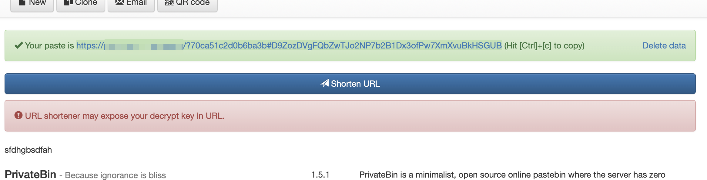 modify paste url · Issue #1078 · PrivateBin/PrivateBin · GitHub