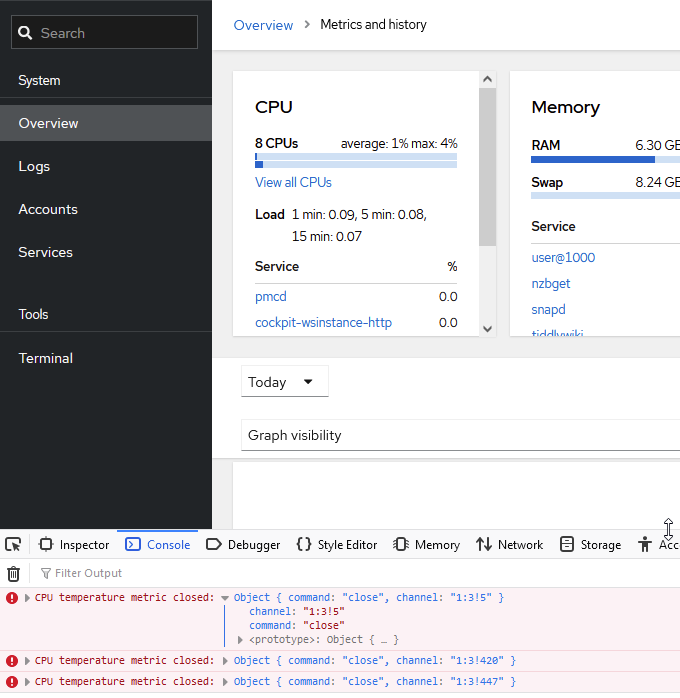 No CPU temperature showing · Issue #18799 · cockpit-project/cockpit · GitHub