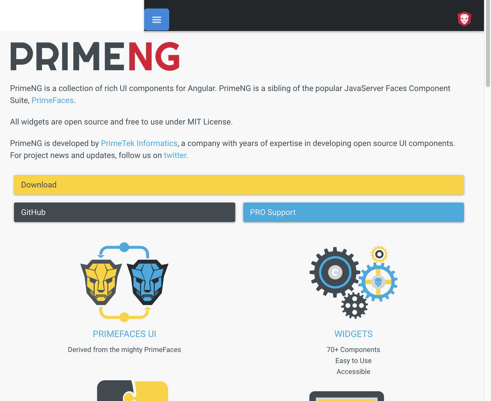 Showcase Menubar Styling Issues · Issue 3034 · Primefacesprimeng · Github