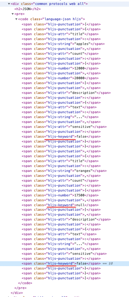 (JSON) null/booleans are keywords but should be literals · Issue #3536 · highlightjs/highlight ...