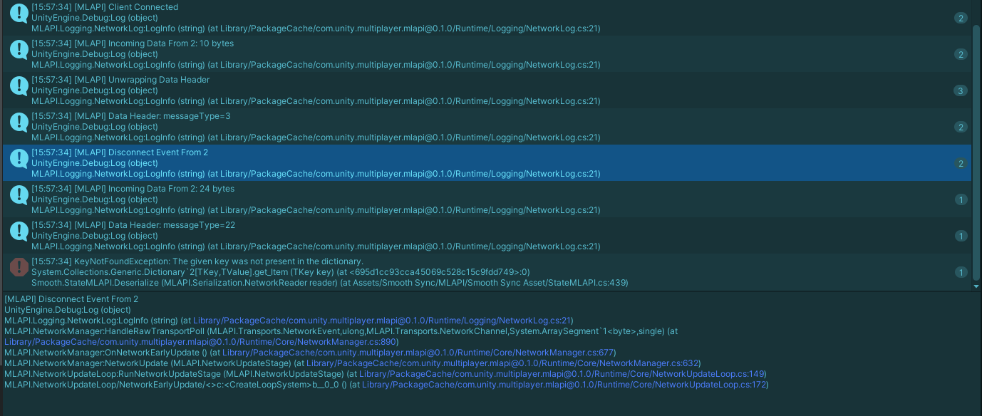 Can't connect to host in 2021.1.6f1 · Issue #858 · Unity-Technologies/com.unity.netcode ...