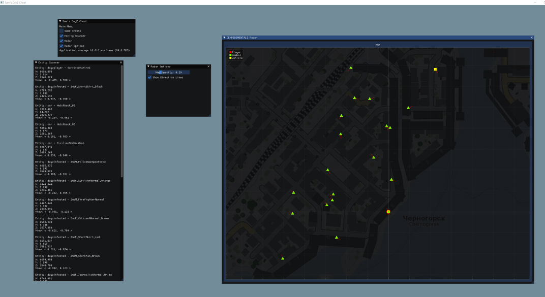 GitHub - paulturn84/Game-Radar: External Memory-Based Radar for DayZ ...