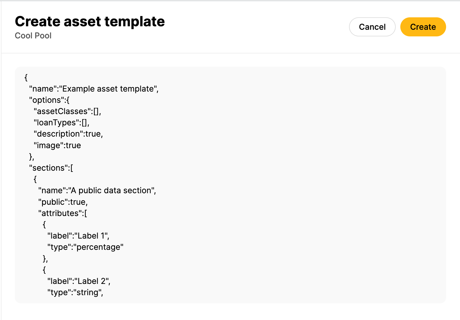 J - Suggestion: Ability to create asset template from `.../assets/create` · Issue #1081 ...