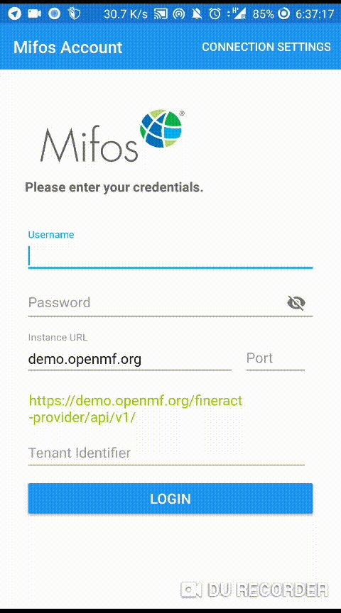 Action bar slides in Login activity. · Issue #968 · openMF/android-client · GitHub