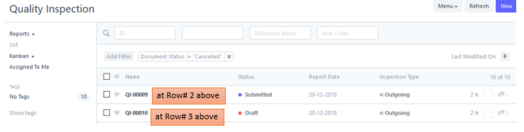 Quality Inspection Submit Stage Validation Is Missing Dnpr Is Allowed To Be In Submit Stage 9455