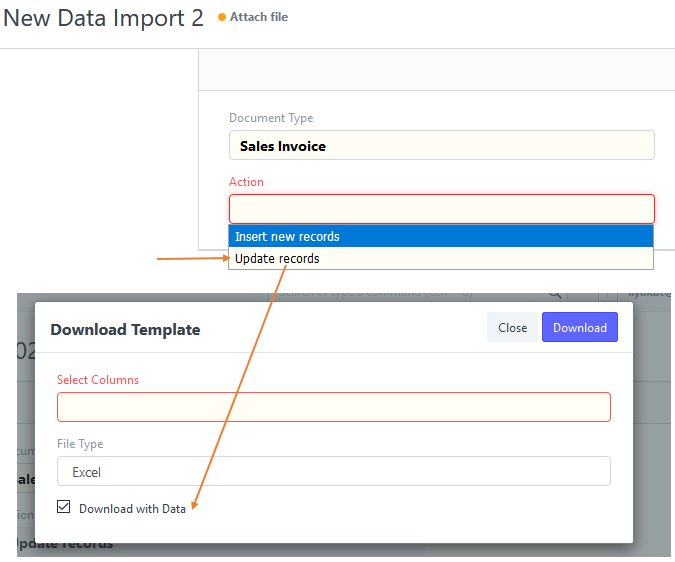 [v11.1.10] It is not possible to download sales invoice template with ...