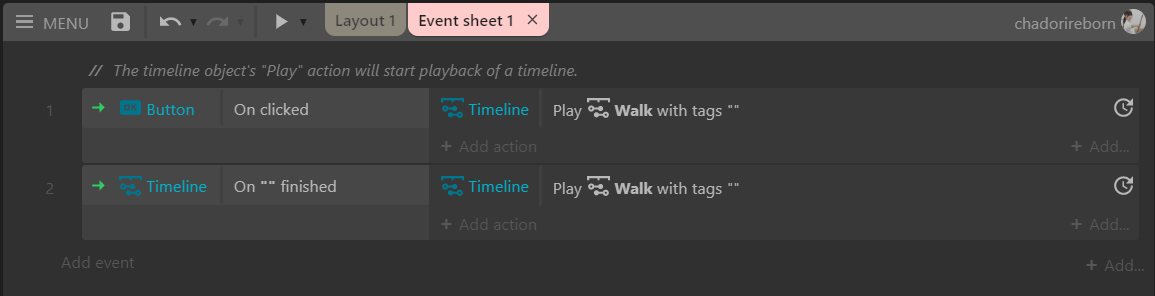 Timeline On Finished Doesnt Immediately Replay A Timeline · Issue 3470 · Scirraconstruct