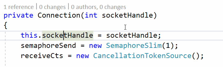 Using the "Comment out" gesture in C# on a single line adds a selection ...