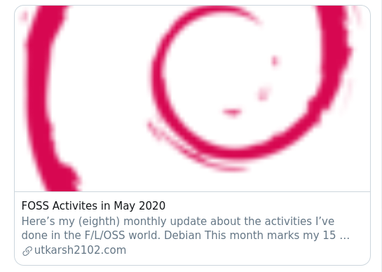 Weird display of image while sharing blogs on Twitter · Issue #356 · luizdepra/hugo-coder · GitHub