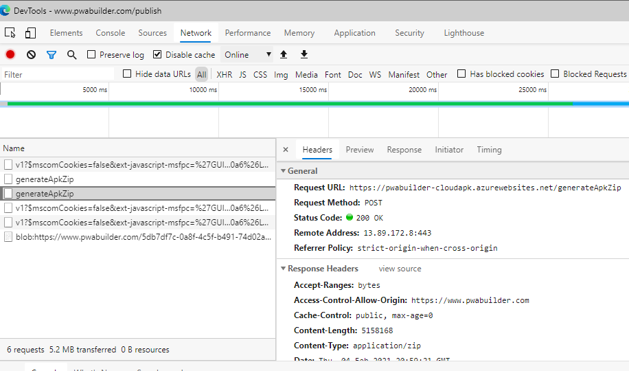 Error generating androidTWA package: TypeError: Failed to fetch · Issue #1345 · pwa-builder ...