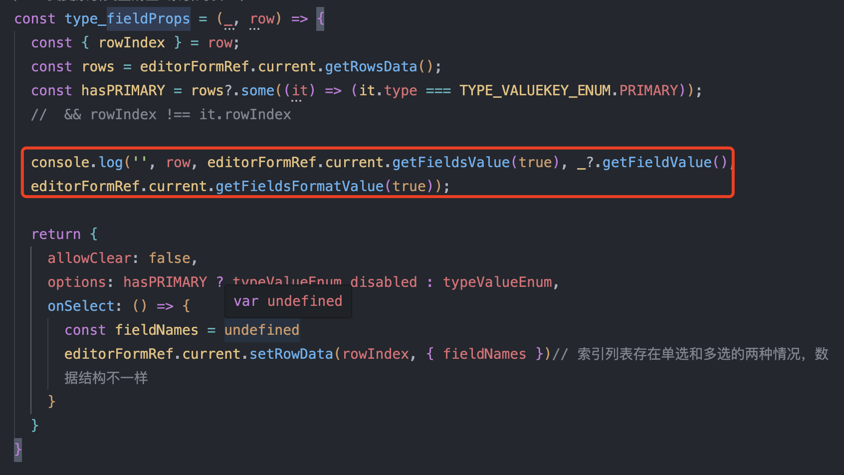👑 [需求] renderFormItem 中怎么拿到所有的表格数据呢？ · Issue #2426 · ant-design/pro ...