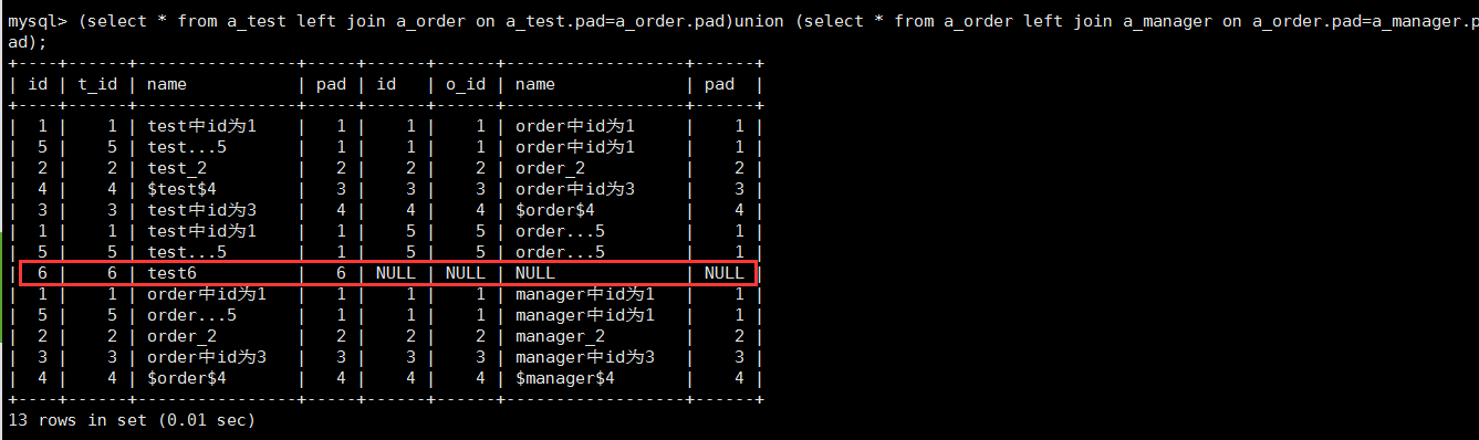Incorrect result when left/right join then union · Issue #116 · actiontech/dble · GitHub