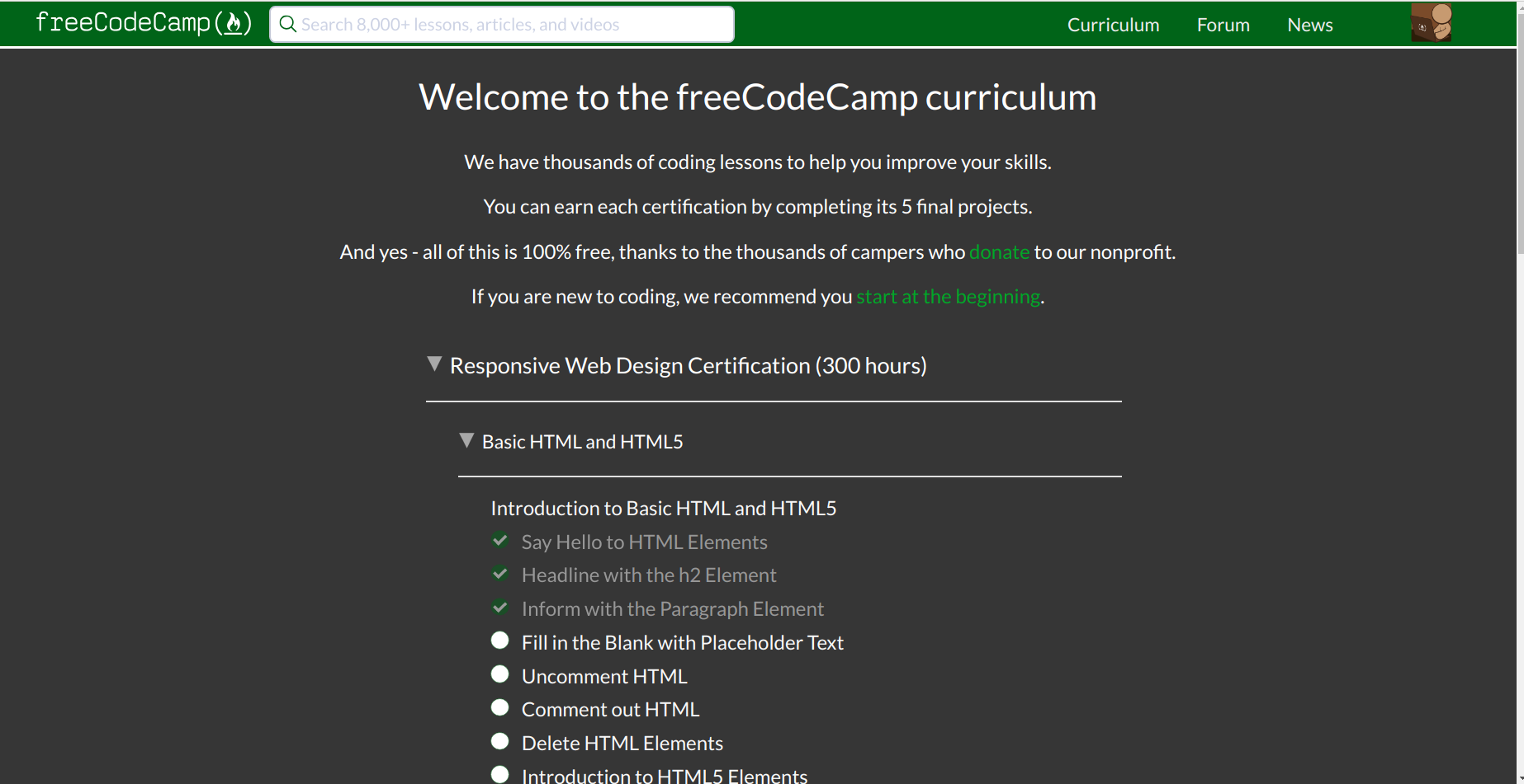 Navbar is not proper align in the night mode · Issue #29296 · freeCodeCamp/freeCodeCamp · GitHub