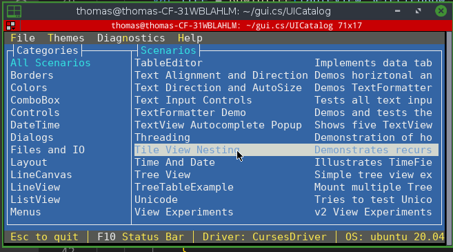 Hierarchical Table View · Issue 2683 · Gui Cs Terminal Gui · Github
