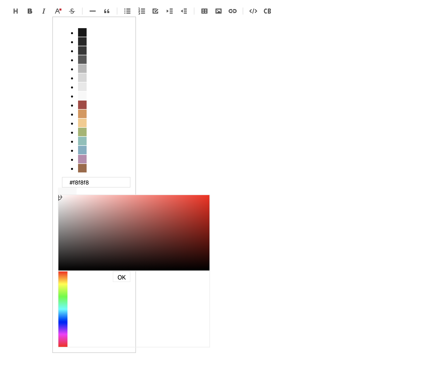 colorpicker css in tui editor is broken. · Issue #746 · nhn/tui.editor · GitHub