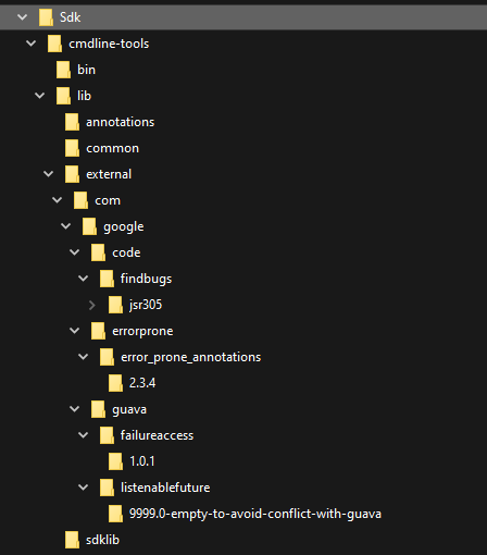 FileNotFound: ...guava.jar upon installing Android SDK · Issue #4504 · renpy/renpy · GitHub