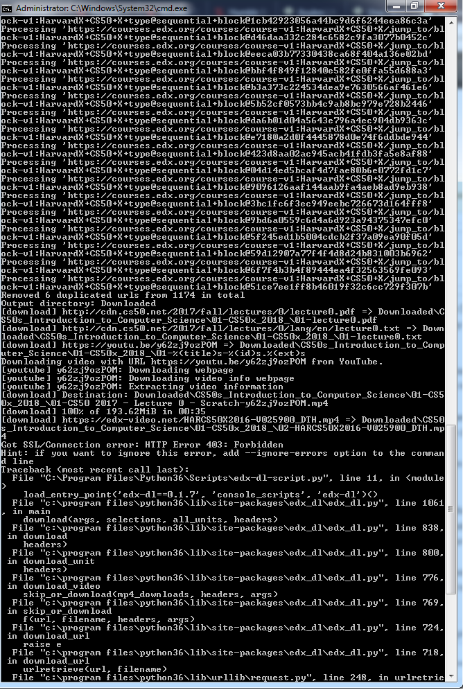Error In Installation Files · Issue 482 · Coursera Dledx Dl · Github