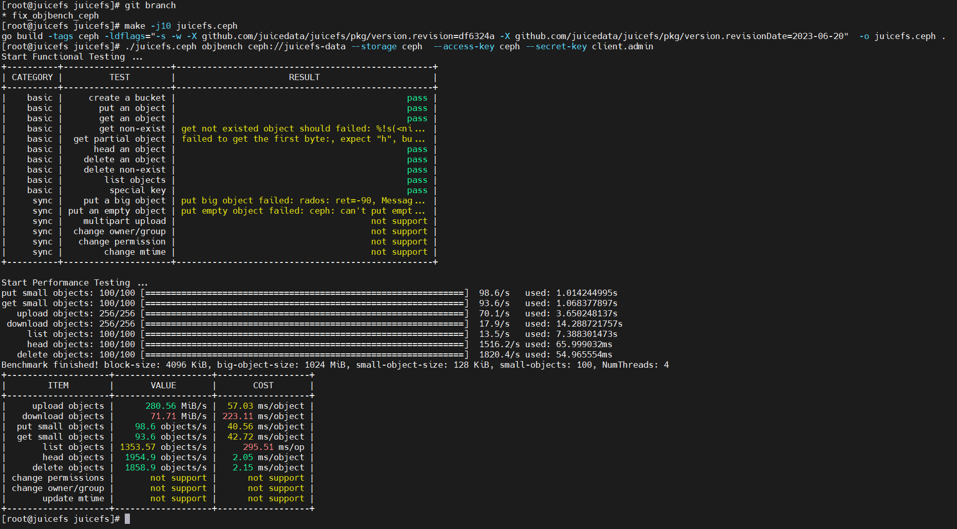 object/ceph: repair ceph object storage · Issue #3836 · juicedata/juicefs · GitHub