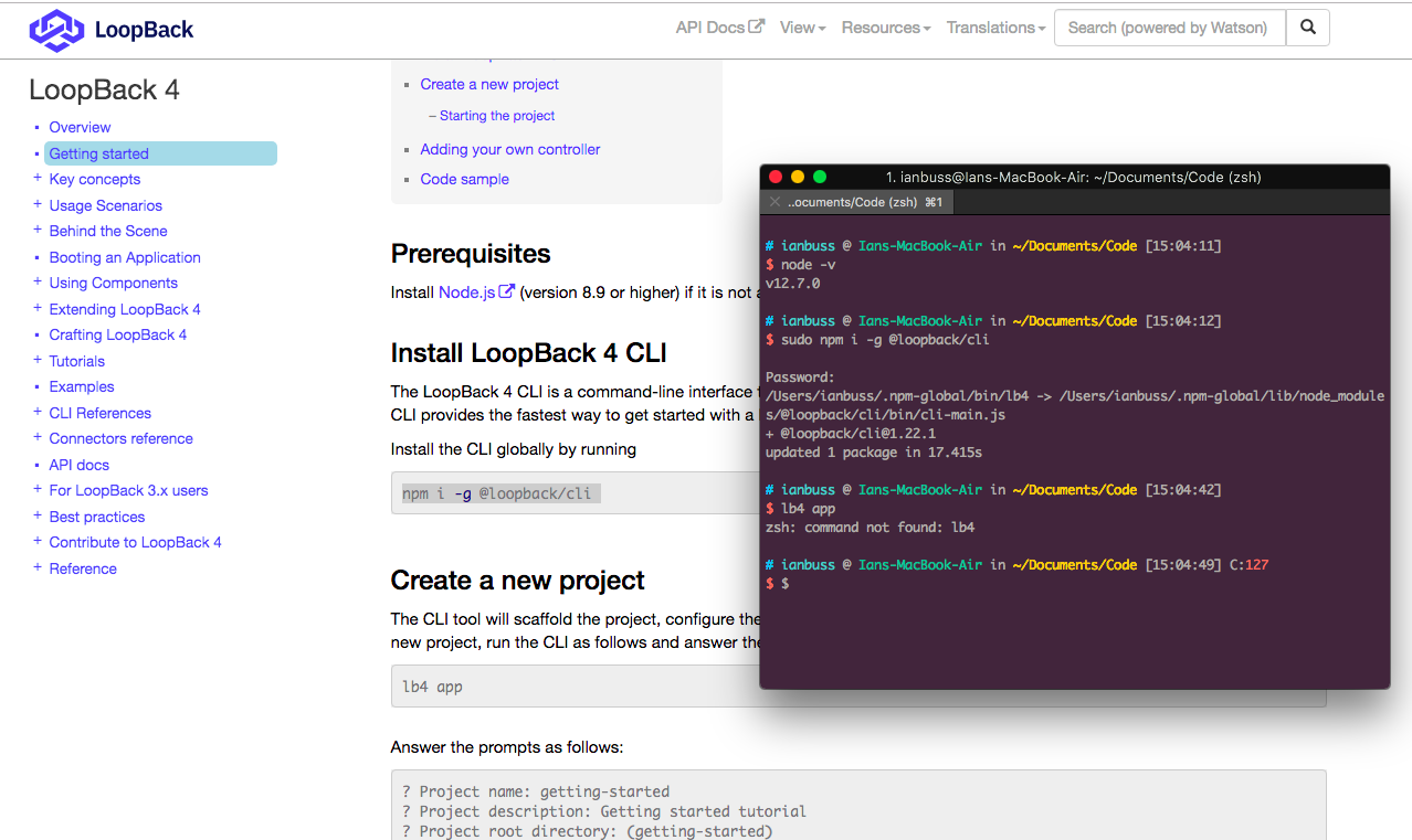 lb4 command not found · Issue #3365 · loopbackio/loopback-next · GitHub