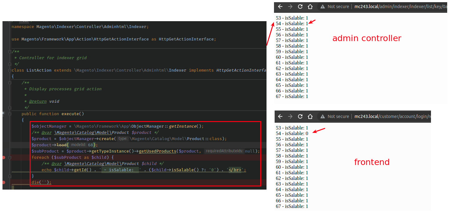 Admin area: function getUsedProducts of Configurable always return ...