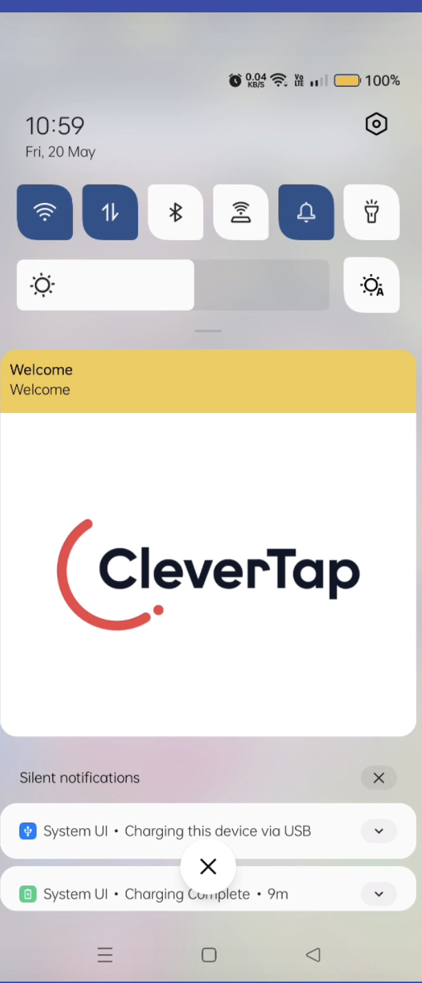 Android 12 Custom key-value pairs not displyed app logo & title · Issue #233 · CleverTap ...