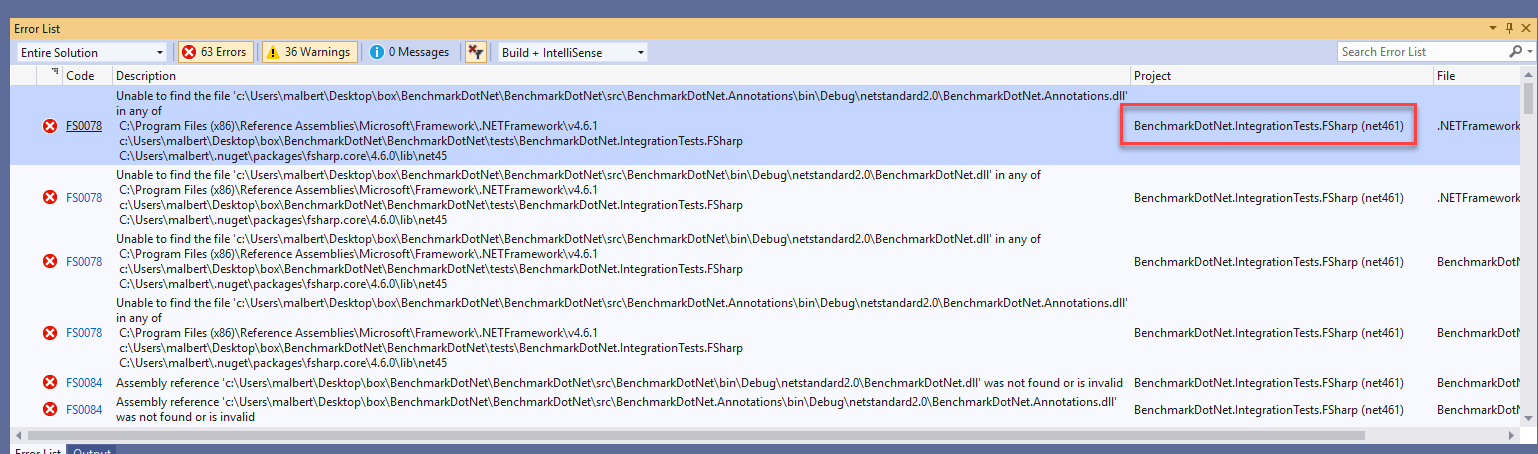 Unable to Build Solution · Issue #1267 · dotnet/BenchmarkDotNet · GitHub