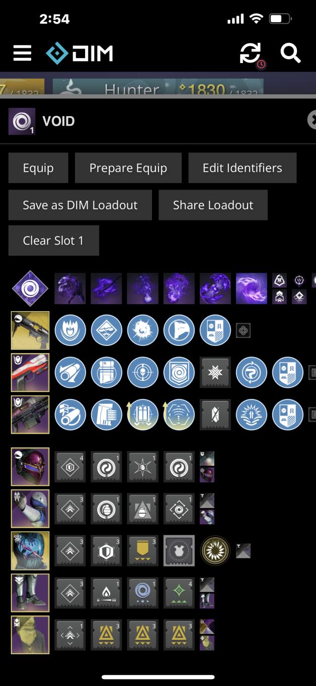 Ingame loadout preview on mobile can push out sheet size · Issue #9400 · DestinyItemManager/DIM ...