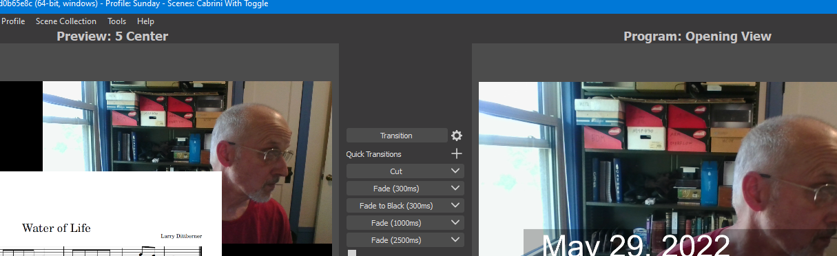 In Studio Mode, show scene names above the Preview and Program by OldBaldGeek · Pull Request ...