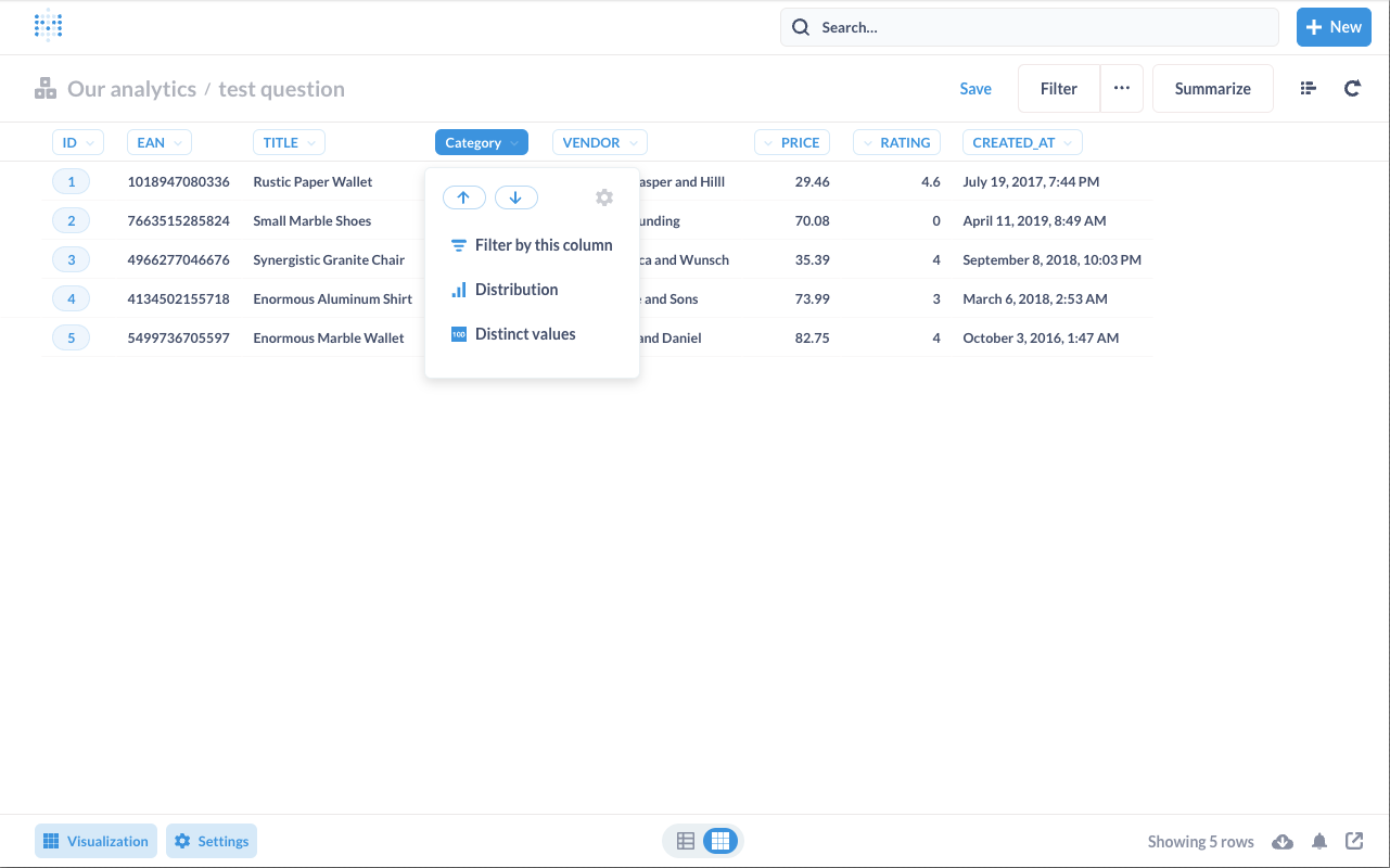 Not possible to filter native model using header cell context menu · Issue #23091 · metabase ...