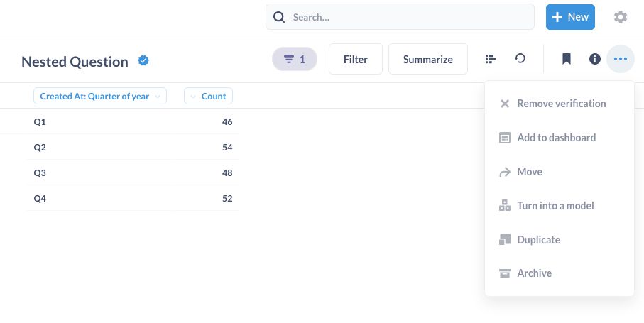 Inconsistent and confusing "Duplicate" action mechanism · Issue #23857 · metabase/metabase · GitHub