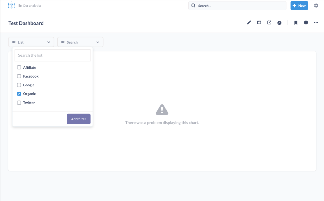 Corrupted Dashboard Filter Makes It Impossible To View The Question Unless Removed · Issue 