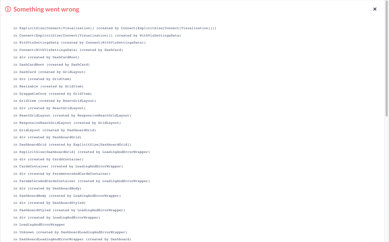Blank Screen If User Without Permissions To View Dashboard Card Tries To Edit The Dashboard