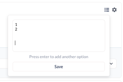 "Custom options" list for custom actions accepts newline as an option · Issue #29652 · metabase ...