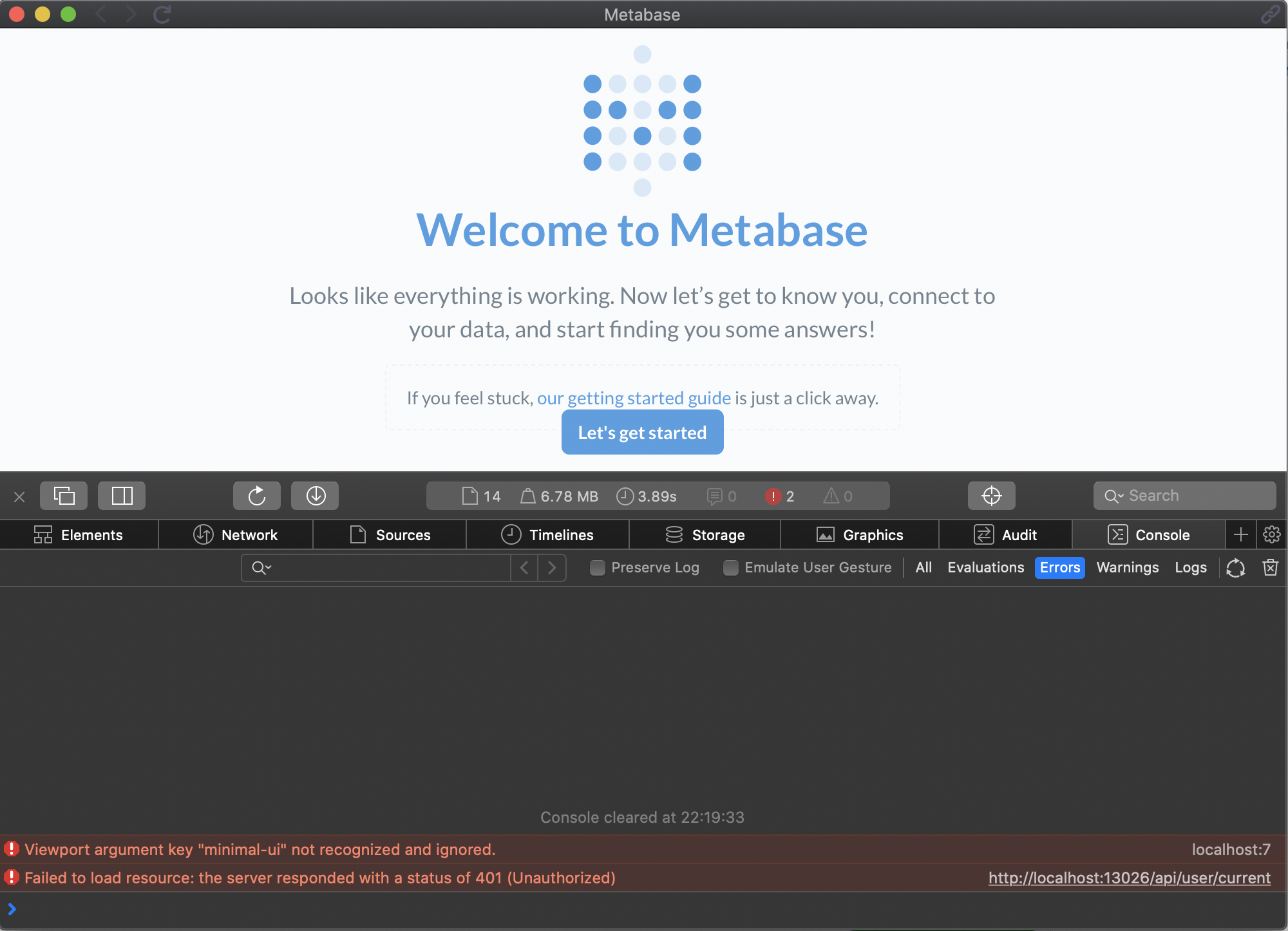 Deprecated viewport meta tag `minimal-ui` · Issue #12896 · metabase/metabase · GitHub
