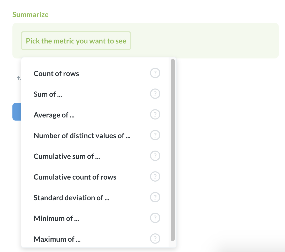 `master` Custom Expression in Summarize-section not available · Issue #12899 · metabase/metabase ...