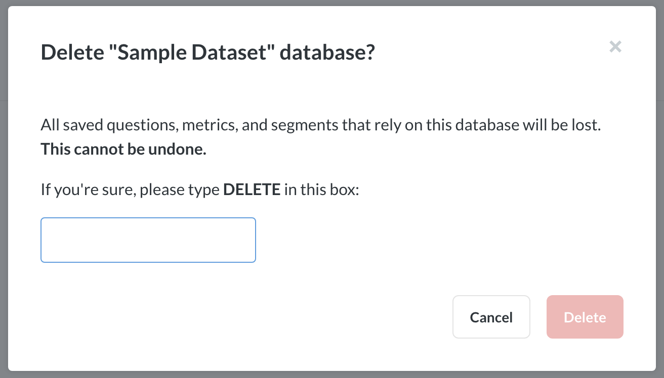 Delete database popup don't have the database name · Issue #12883 ...